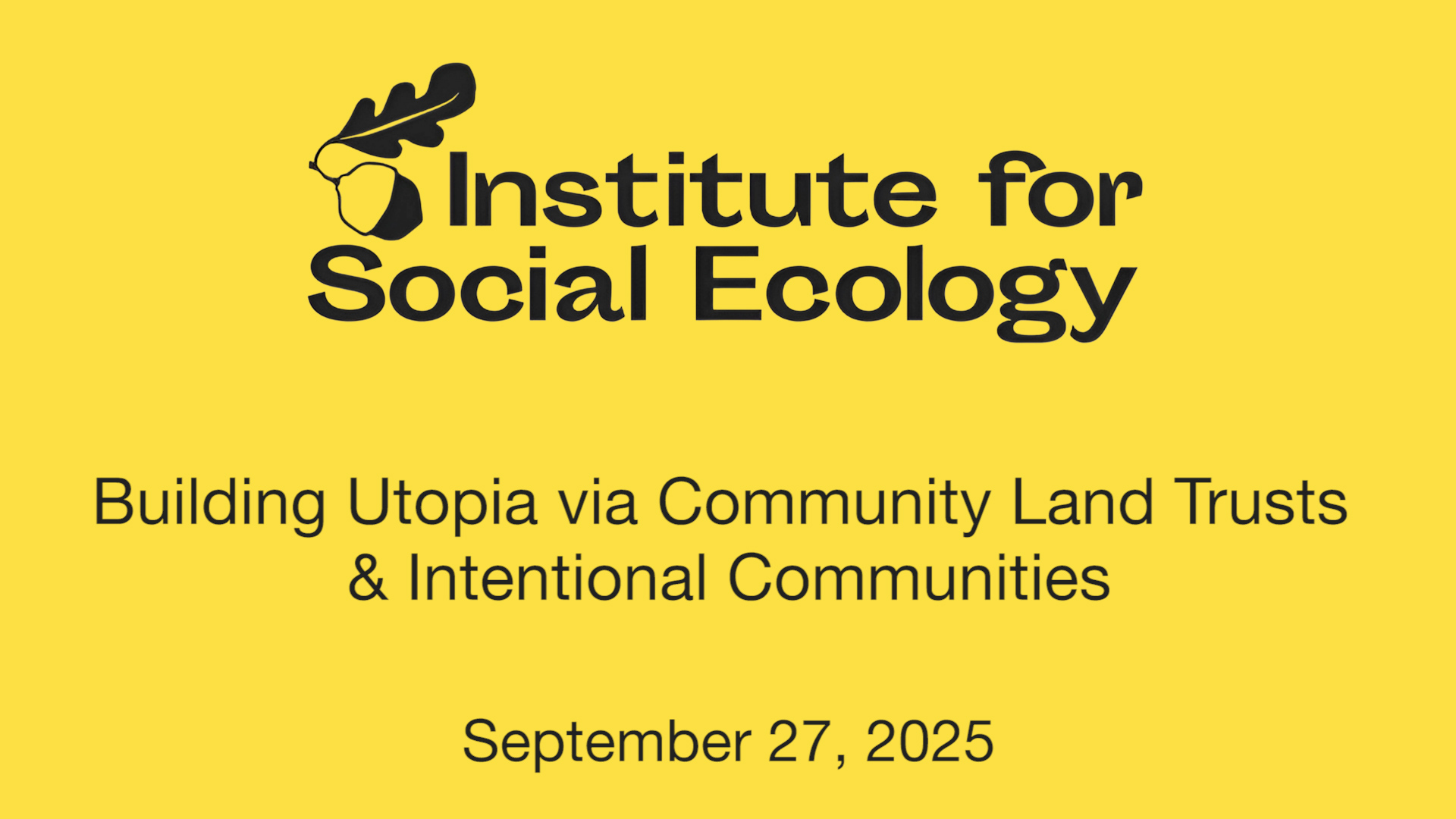 Building Utopia via Community Land Trusts and Intentional Communities 9 ...