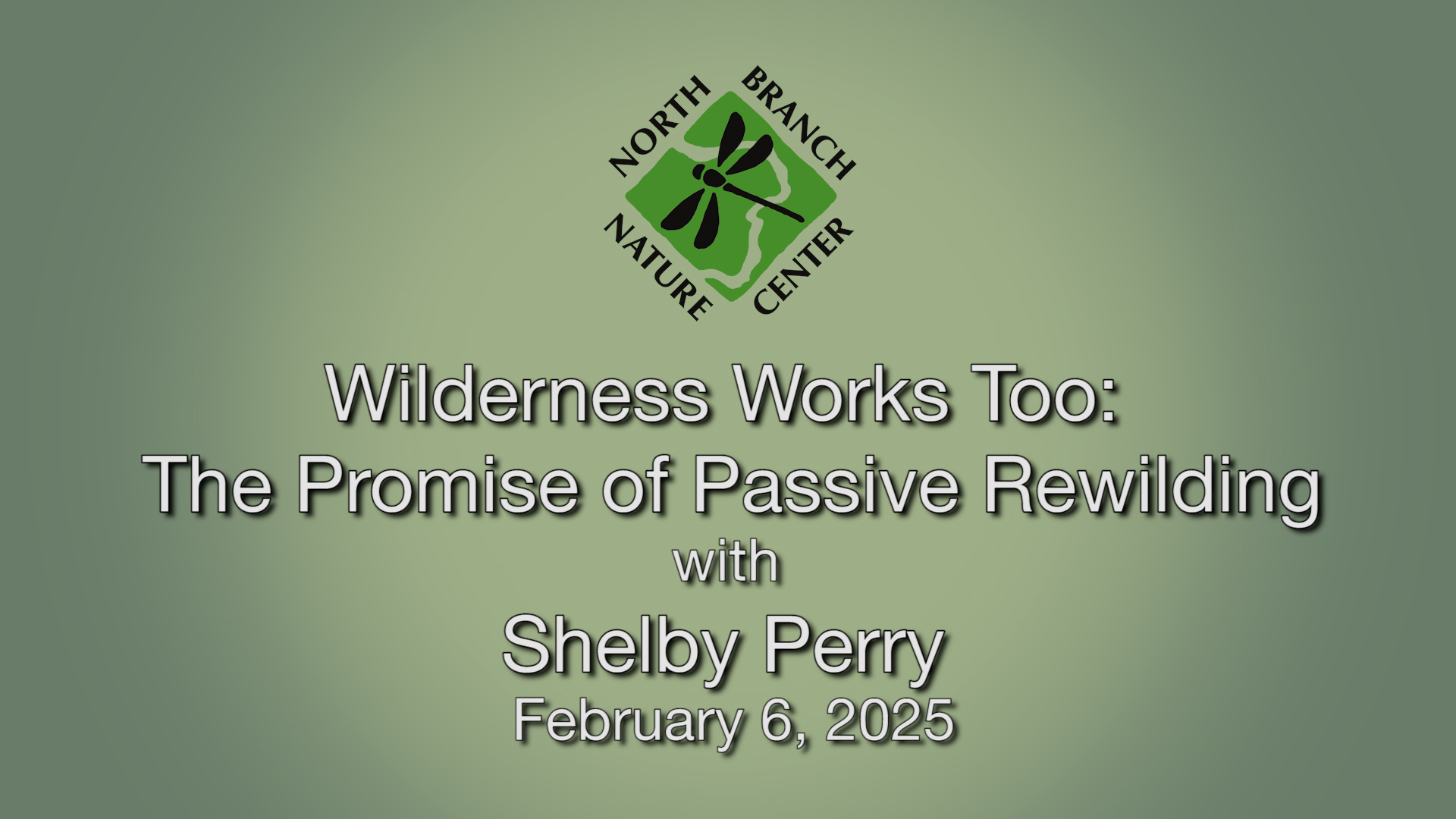 Wilderness Works Too: The Promise of Passive Rewilding with Shelby ...