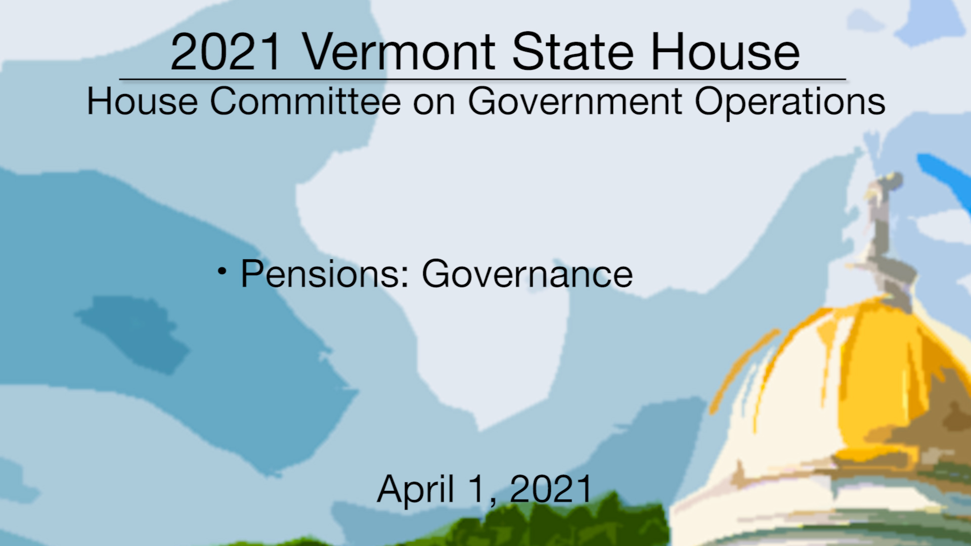 Pensions: Governance 4/1/2021 | Onion River Community Access Media
