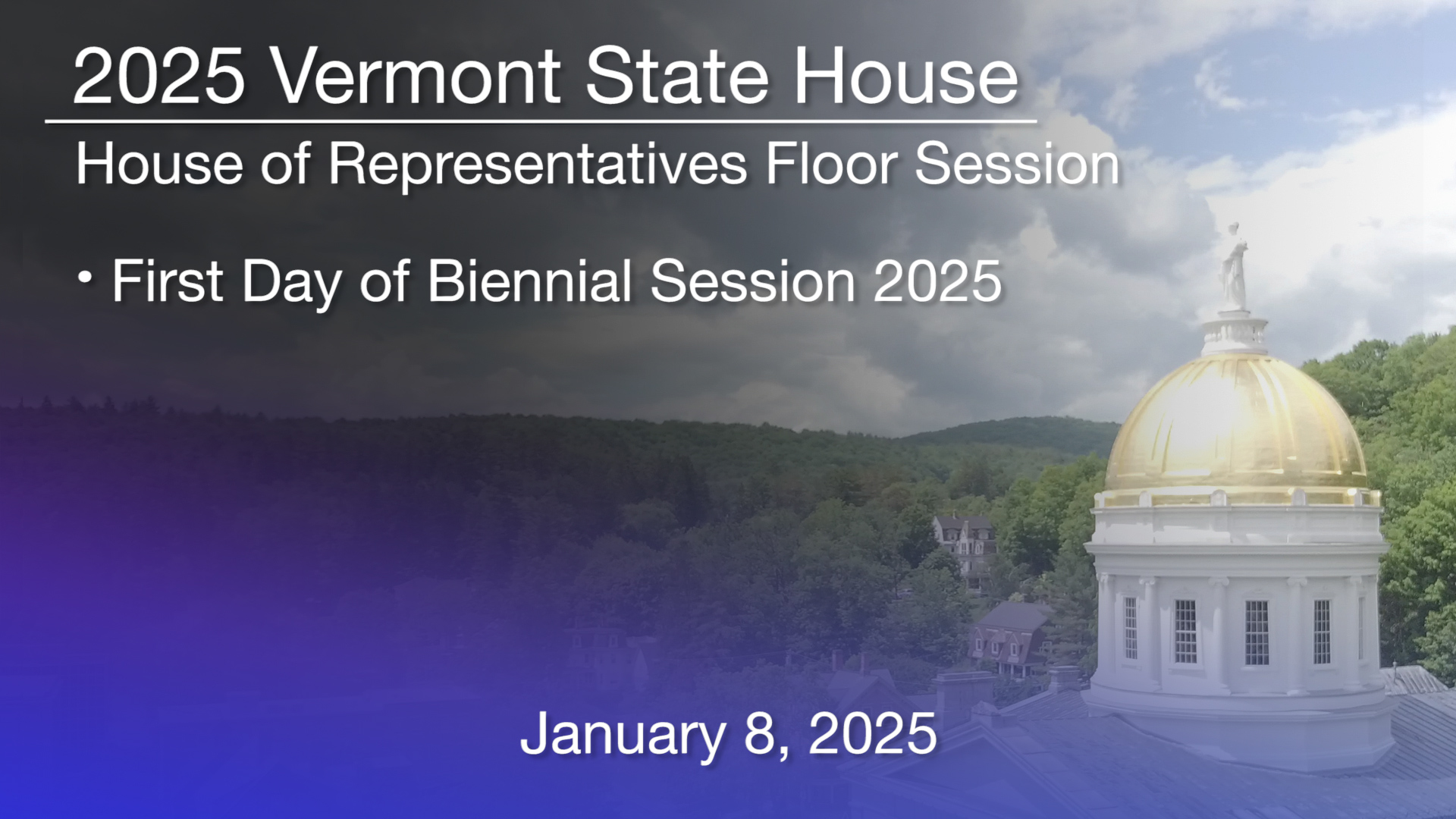 First day of Biennial Session, 2025 1/8/2025 | Onion River Community ...