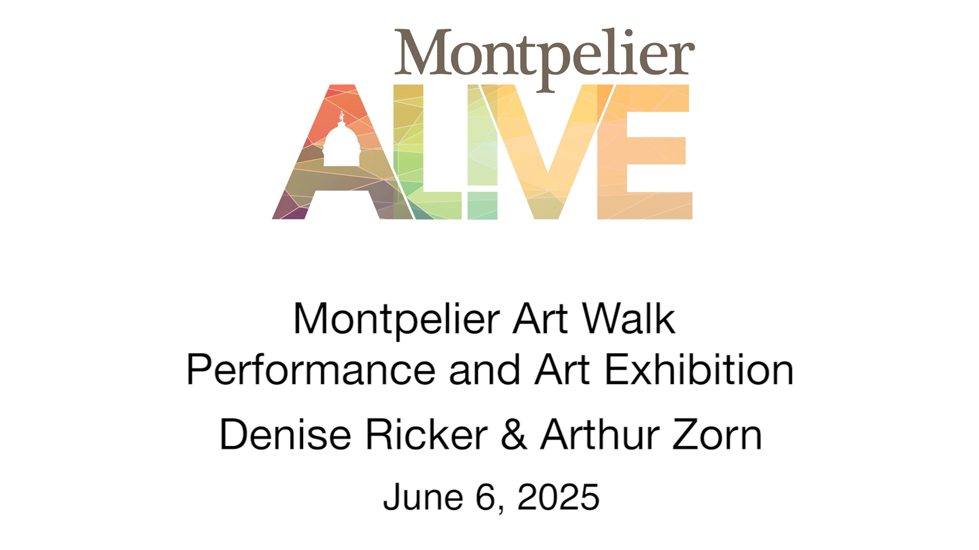 Montpelier Art Walk - Performance and Art Exhibition: Denise Ricker and ...