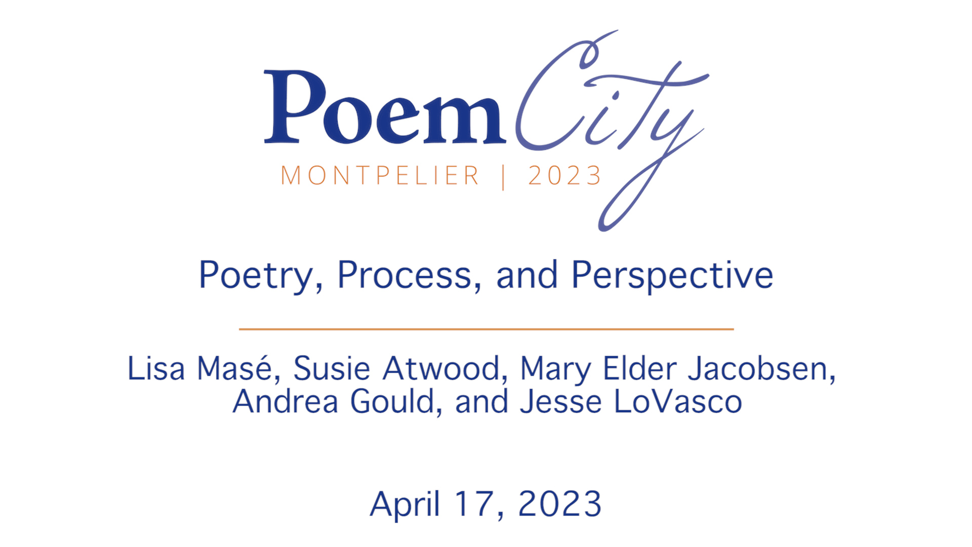 Poetry, Process, and Perspective | Onion River Community Access Media