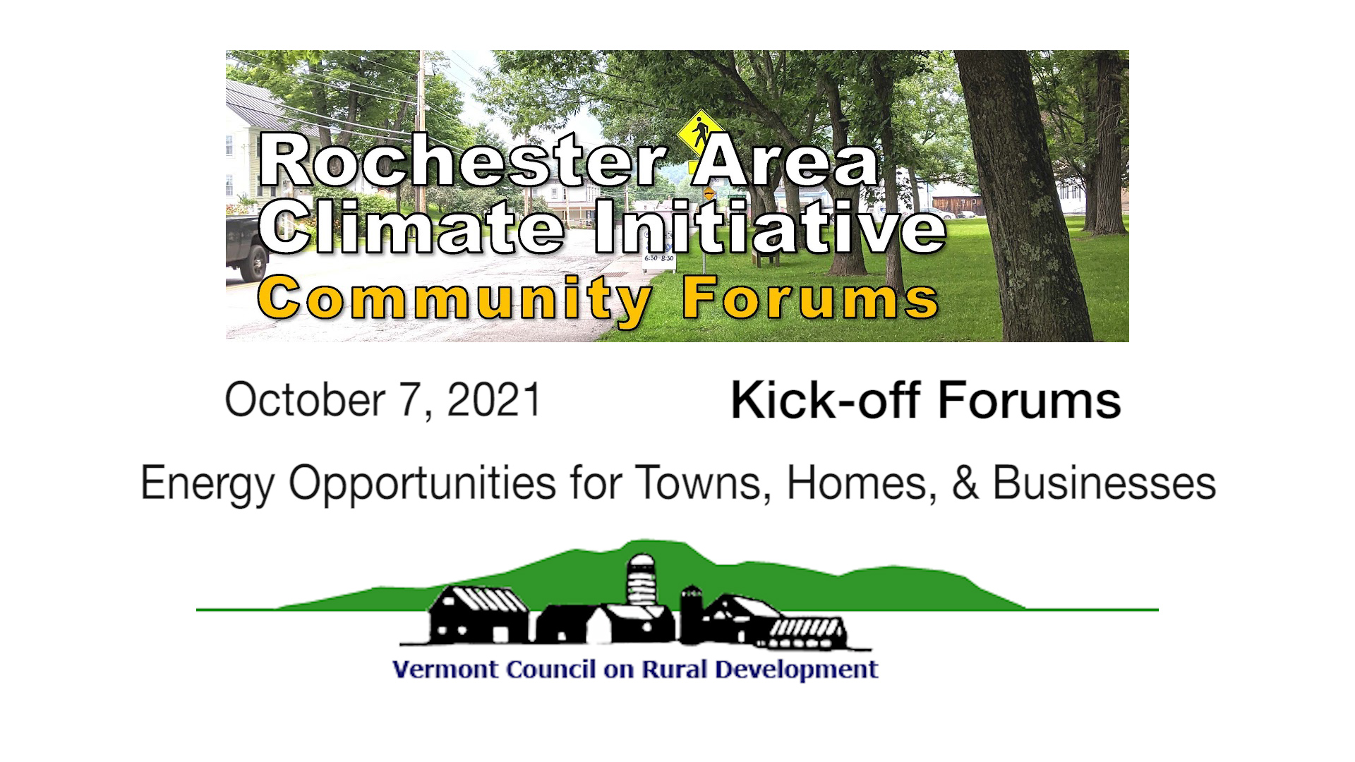 Rochester Area Climate Initiative: Energy Opportunities for Towns ...