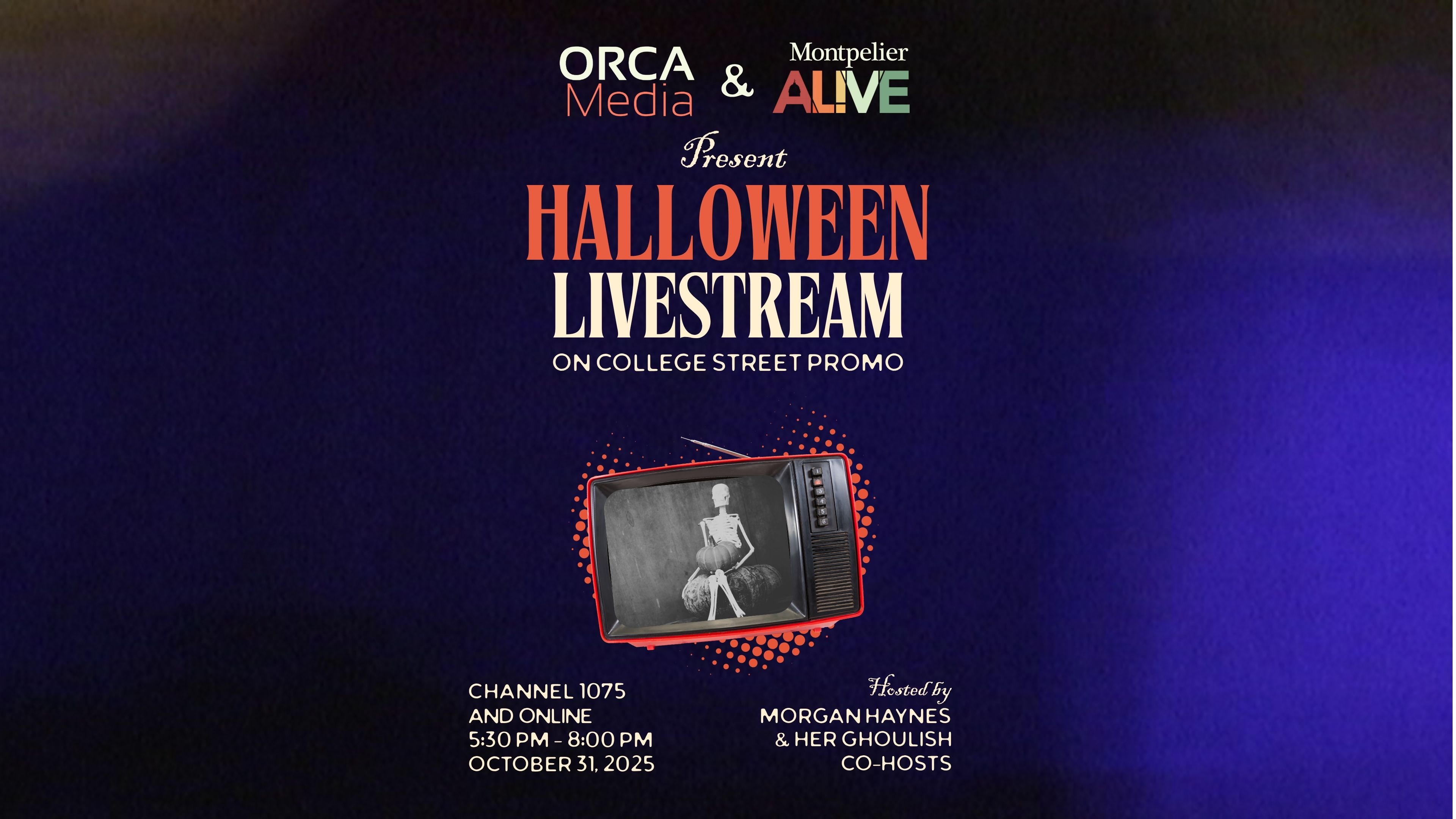 Halloween Live-stream Promo! | Onion River Community Access Media